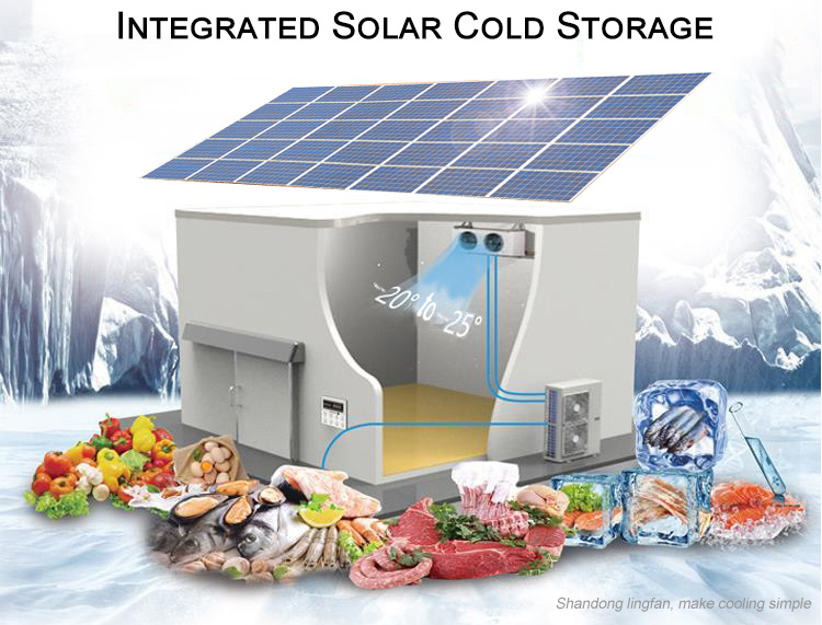 Solar cold storage room help in farmers